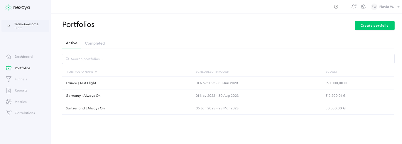 How to Use the Portfolio Section - Nexoya