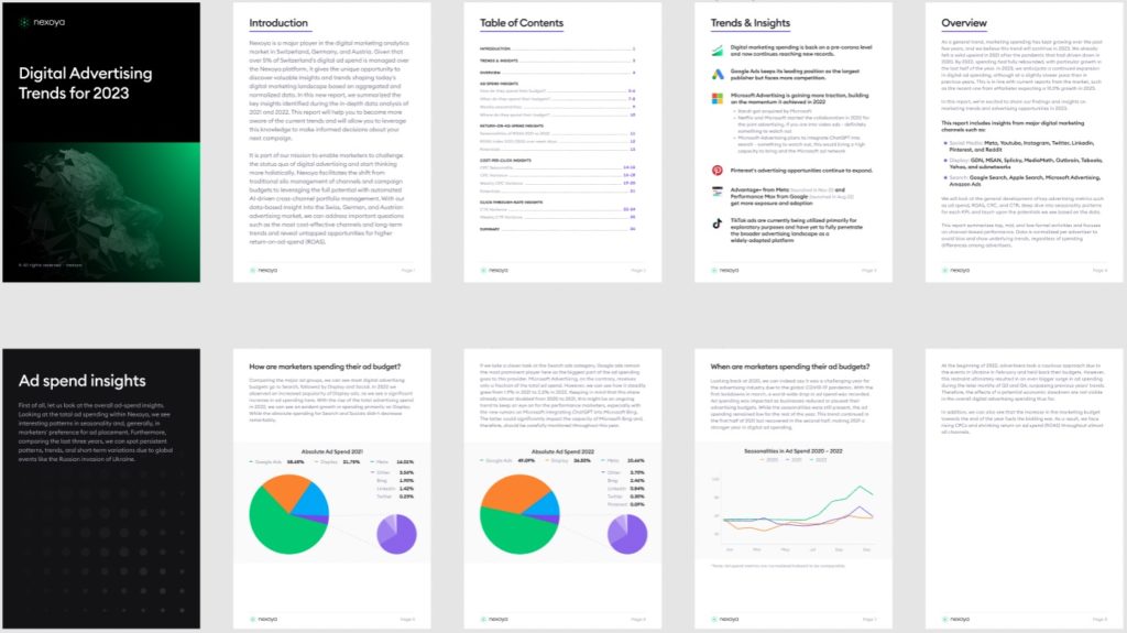 Digital Advertising Trend Report 2023 - Nexoya